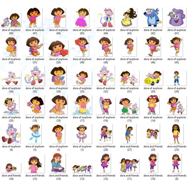 Dora The Explorer Characters Names