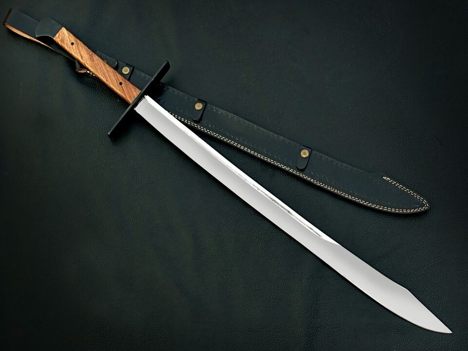 Custom Handmade 38" High Carbon Steel Sword, Grosse Messer S | Inspire ...