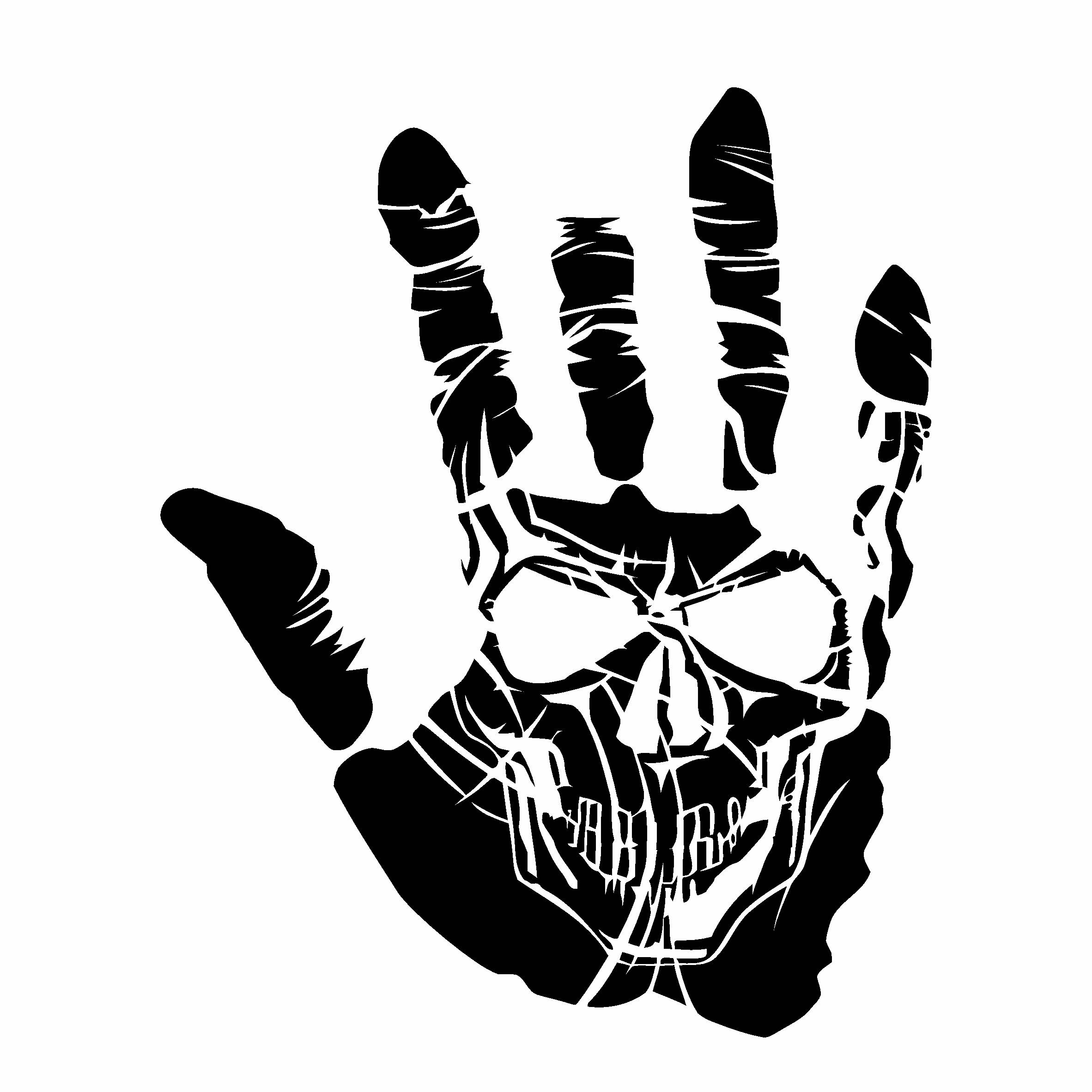 Skull Hand svg, Skull SVG, Skull Cut File, Skull vector, Sku | Inspire ...