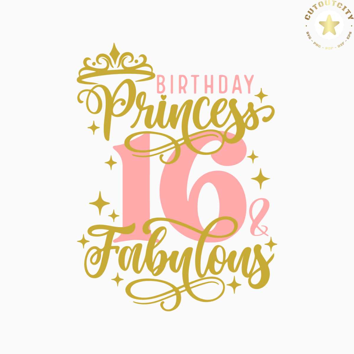 16th And Fabulous Svg Png, 16th Birthday Svg, Officially 16 | Inspire ...