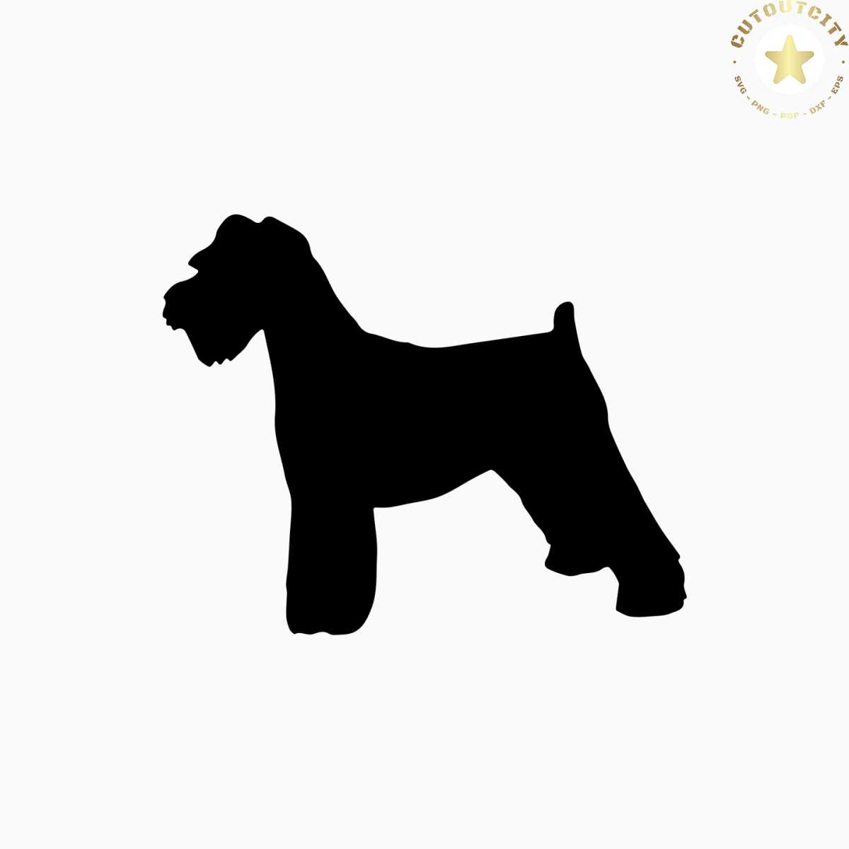 Schnauzer svg, dog svg, Schnauzer silhouette, Schnauzer outl | Inspire ...