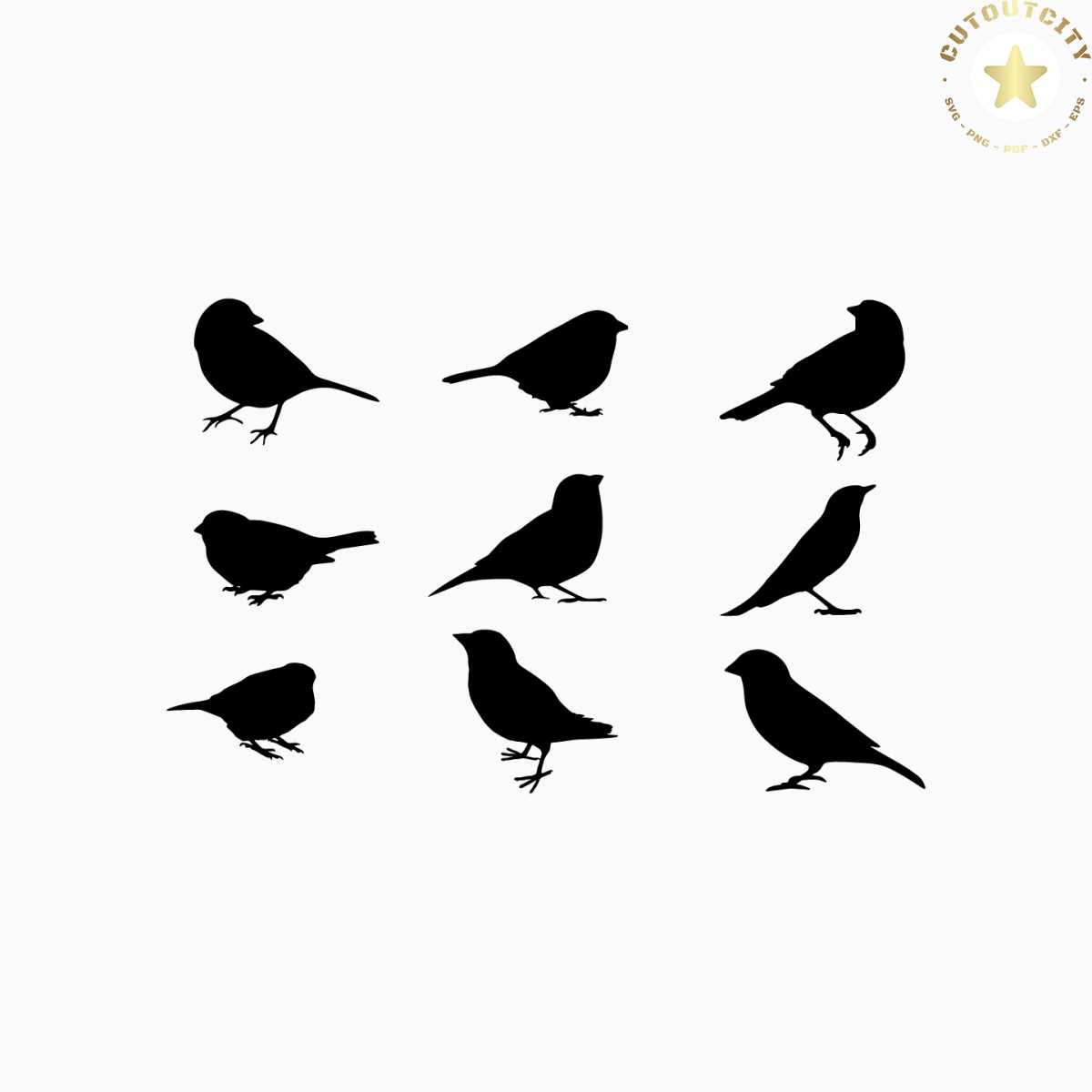 Sparrow SVG Bundle, Svg Files for Cricut, Bird Svg, Bird Cli | Inspire ...