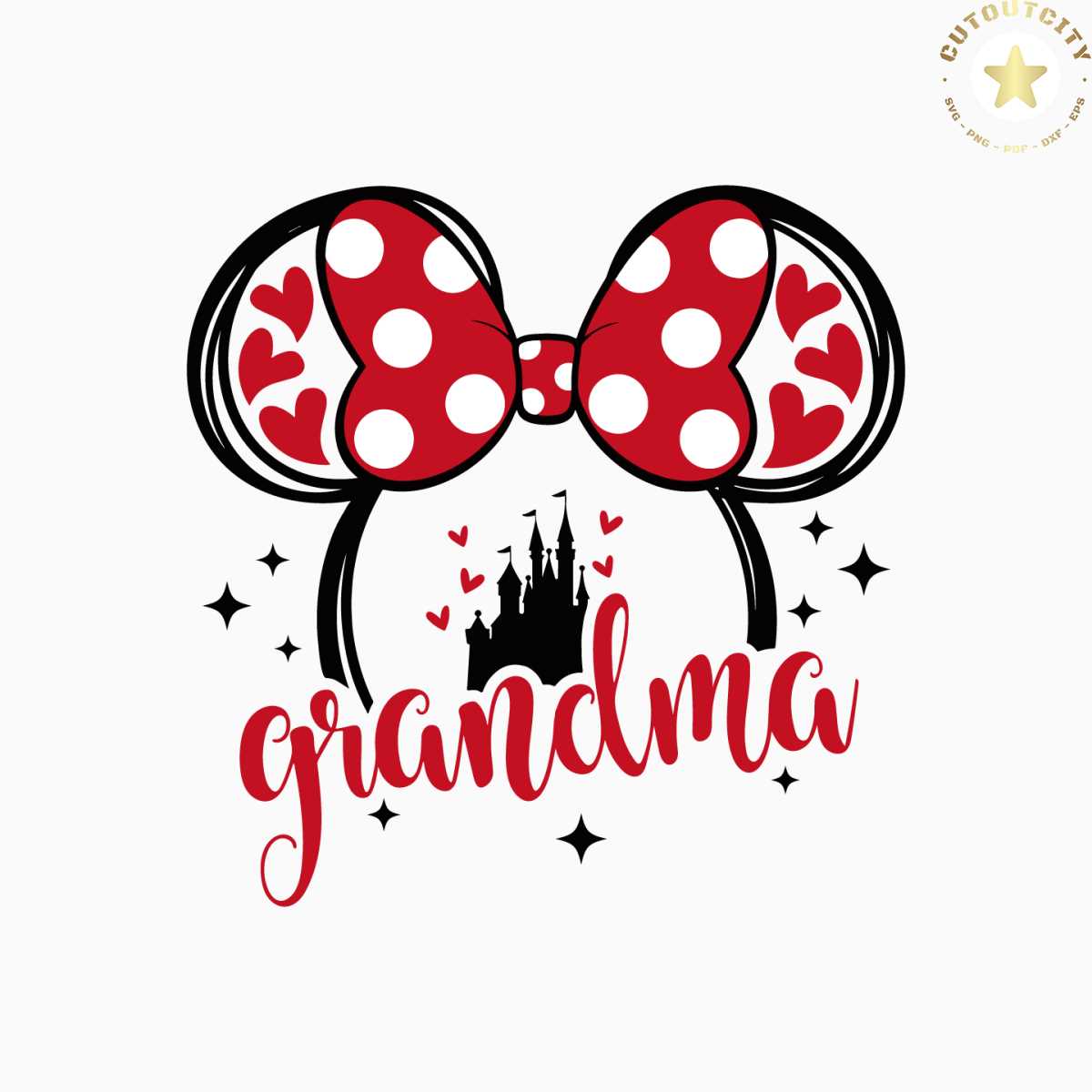 Mouse Grandma Svg for cricut, Grammy print for tshirt, Mommy | Inspire ...