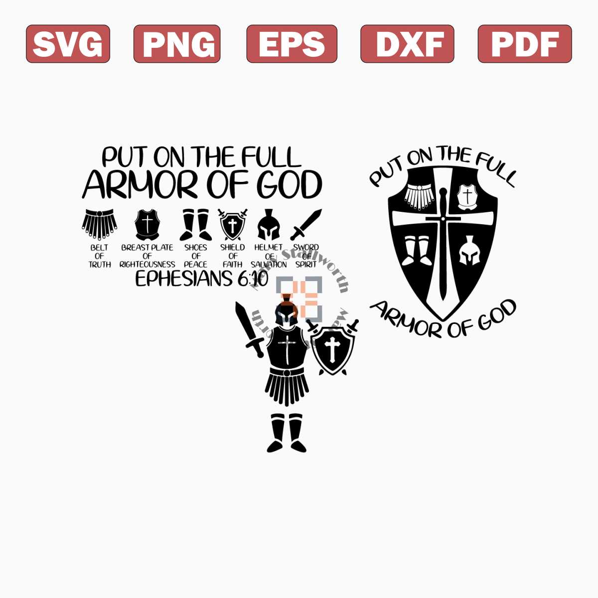 armor of god svg - Inspire Uplift
