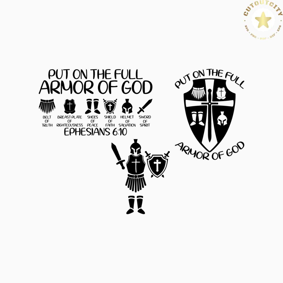 Armour Of God Svg | Inspire Uplift