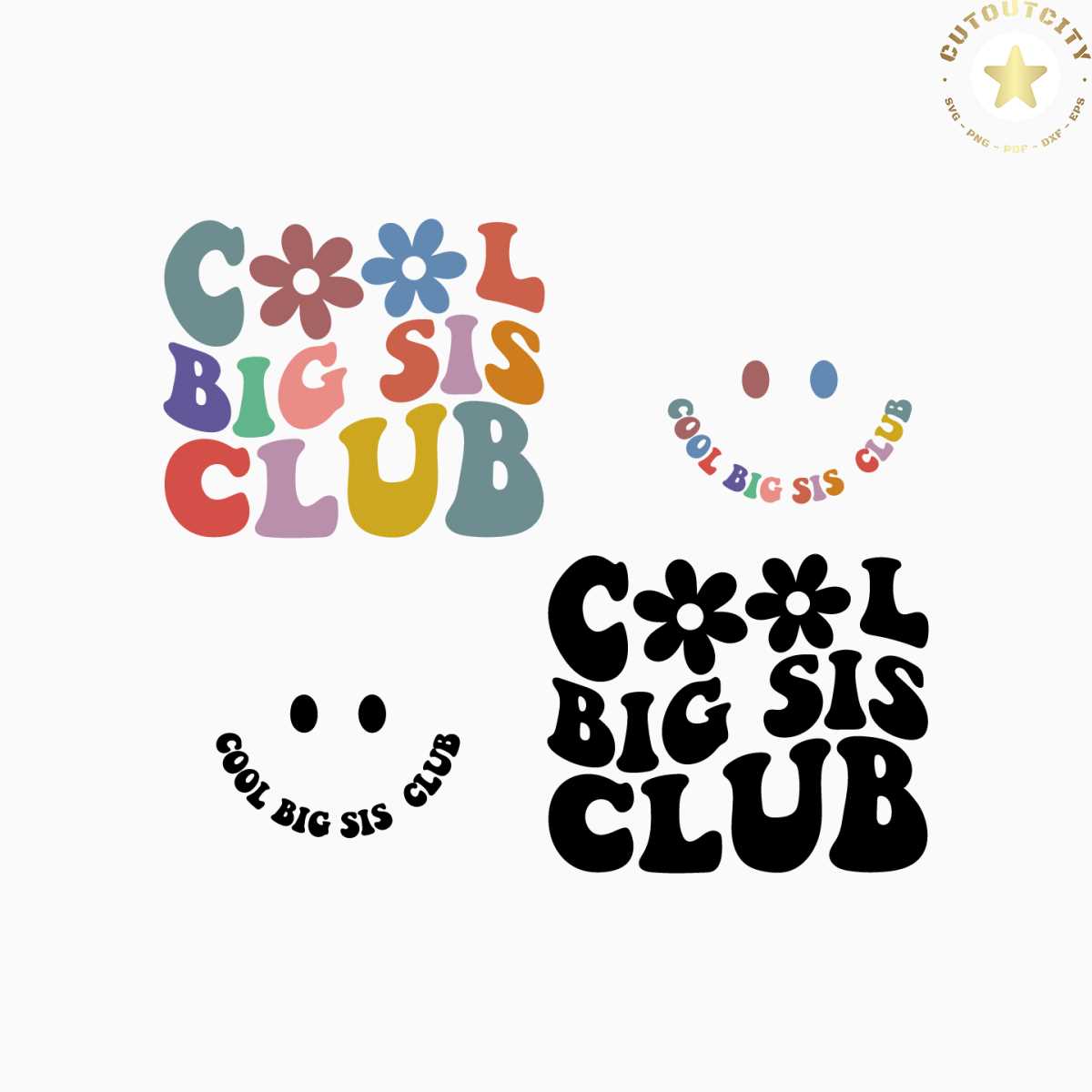 Cool Big Sis Club SVG, Cool Big Sis Club PNG, Big Sis Svg, B | Inspire ...