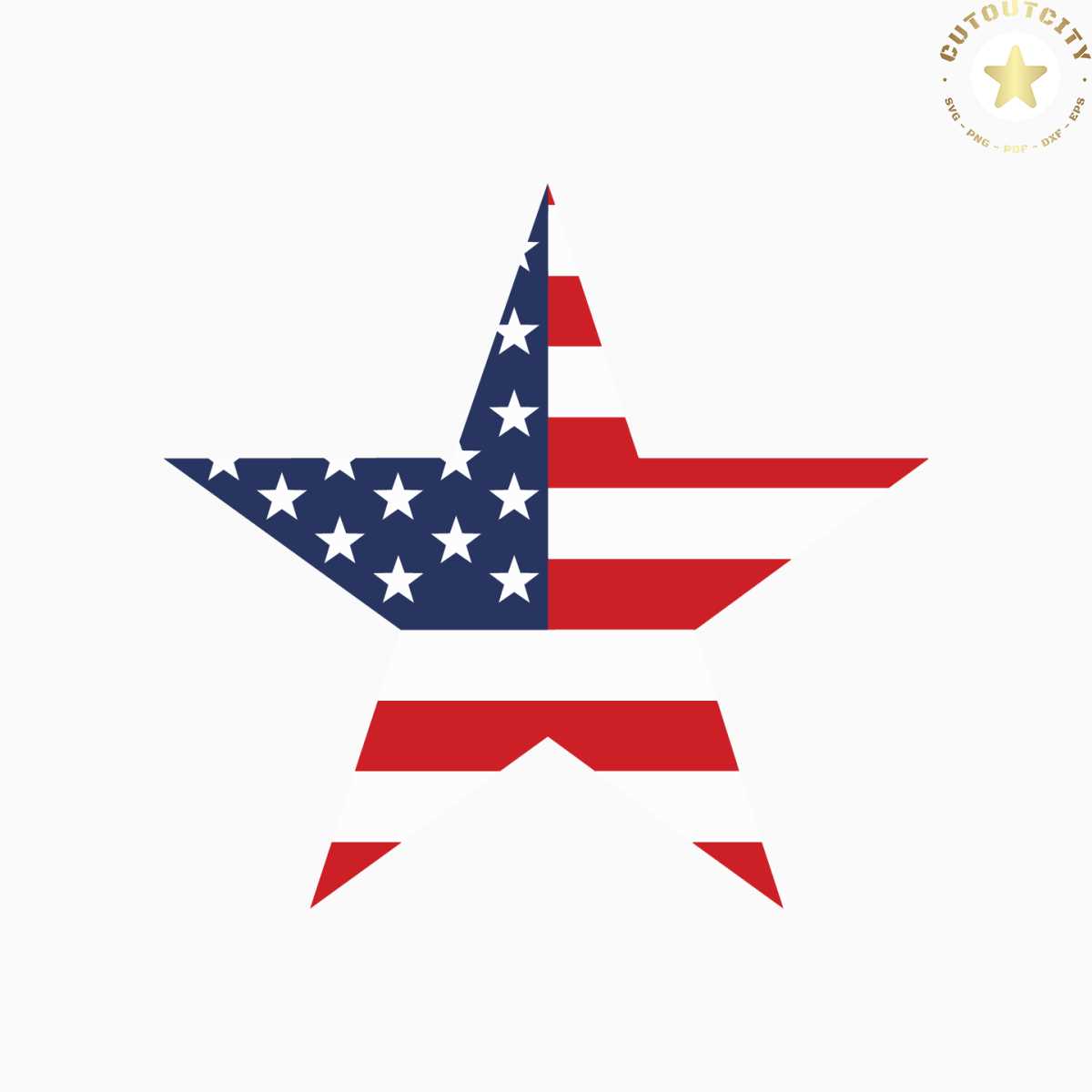 Usa Flag Star Svg | Inspire Uplift