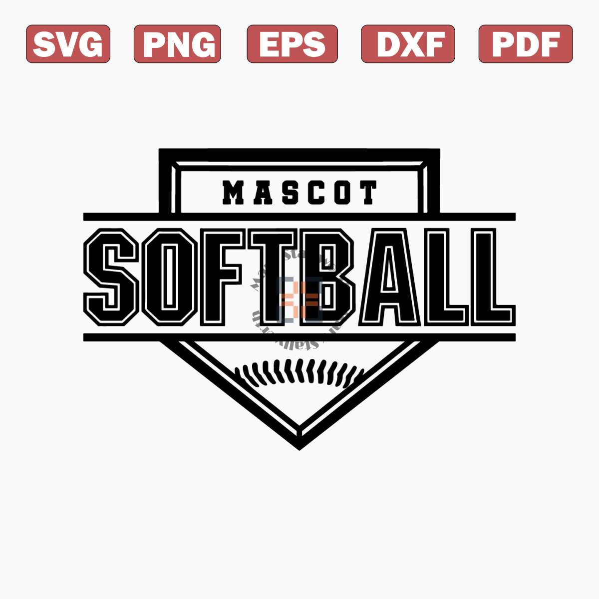 Softball Team Logo - Inspire Uplift