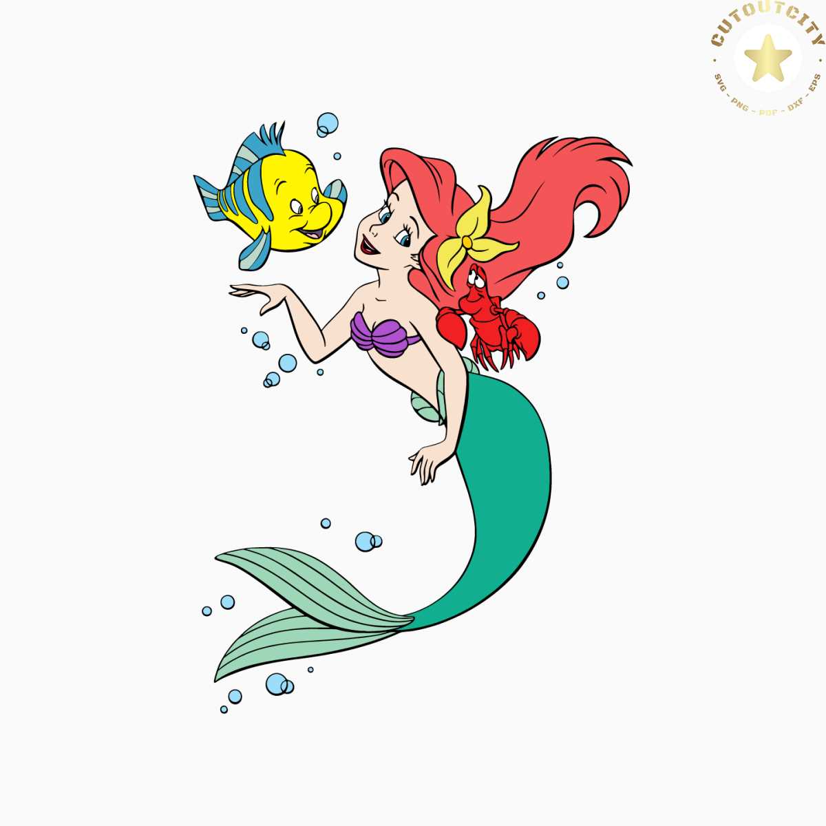 QualityPerfectionUS Digital Download The Little Mermaid Ari | Inspire ...