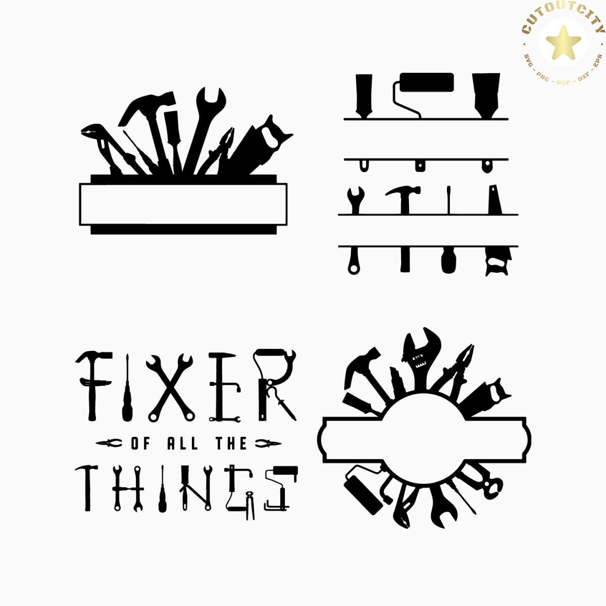 Handyman svg, handyman monogram svg , Fixer of all the Thing | Inspire ...