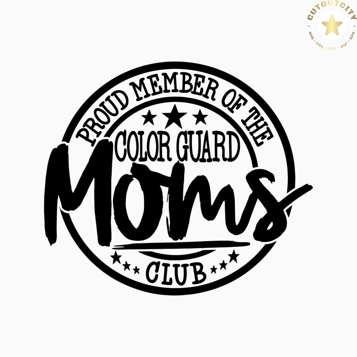 Proud Member Color Guard Moms Club Svg Color Guard Mom Svg F | Inspire ...