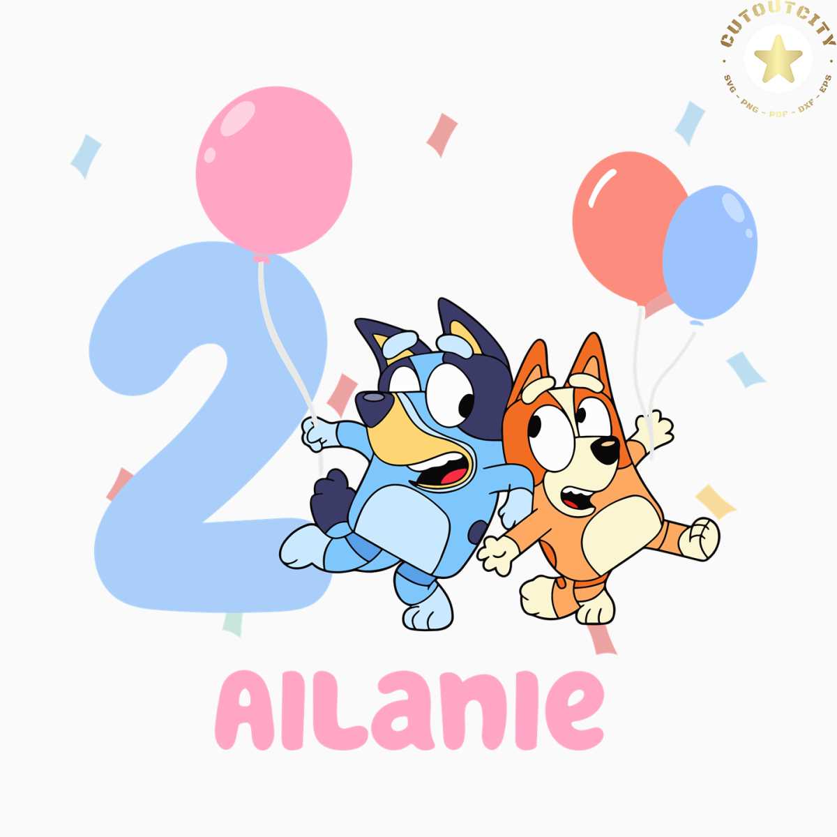 Bluey Birthday Personalized Digital Download, Bluey Birthday | Inspire ...