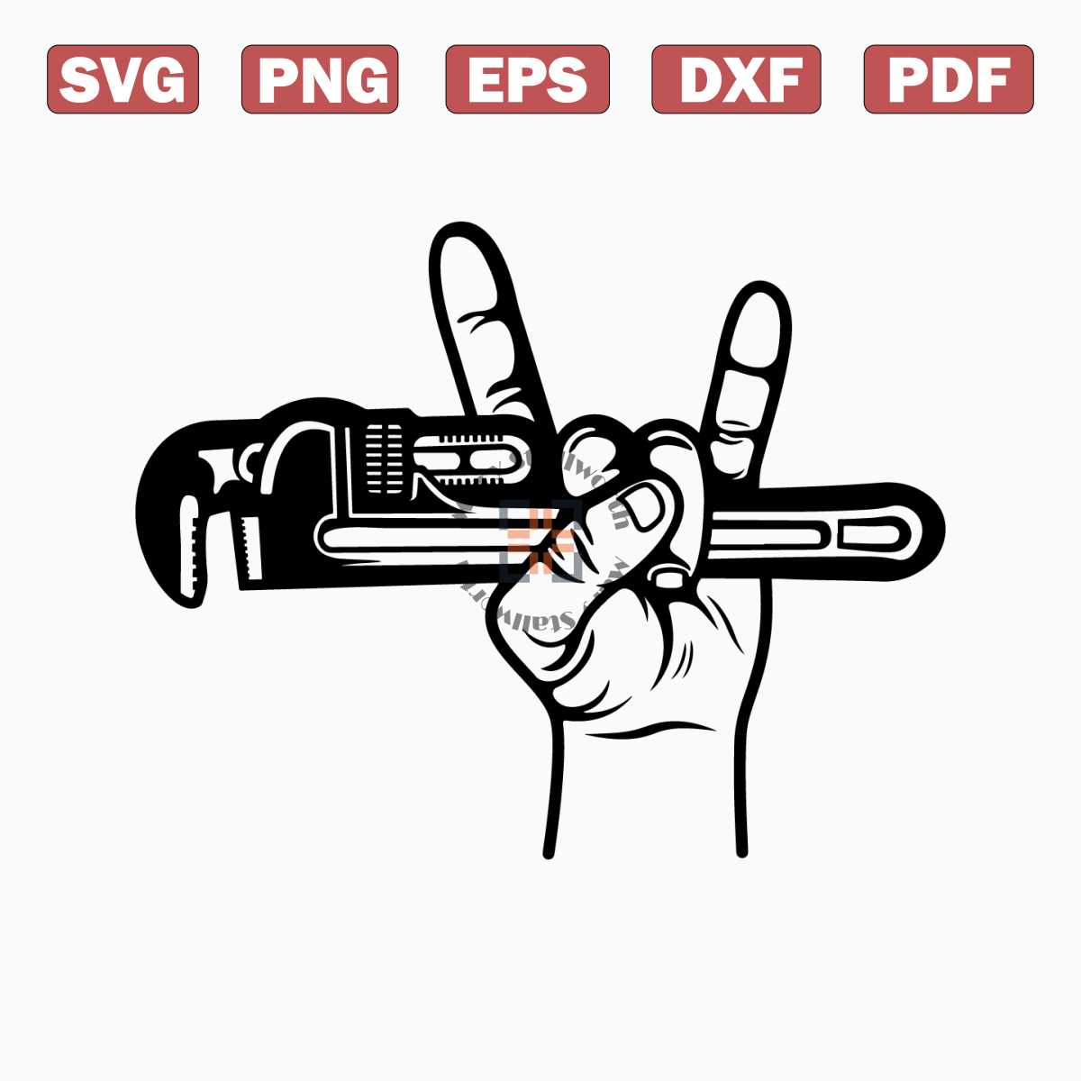 Plumber Svg| Plumber png| Plumber Vector| Pipe Wrench Clipar | Inspire ...
