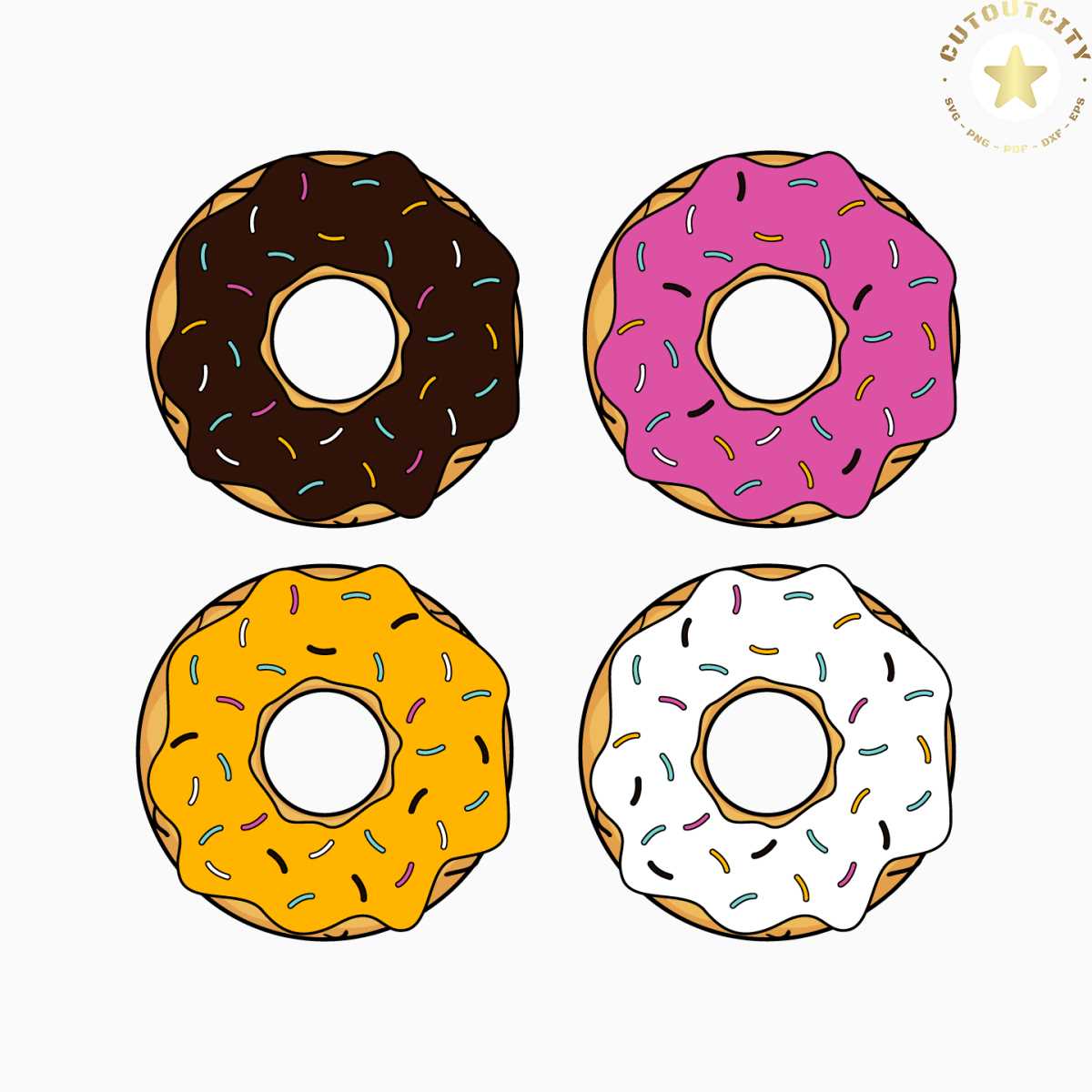 Donut svg file/ Donuts cut file/ Doughnut svg/ Donut cricut/ | Inspire ...