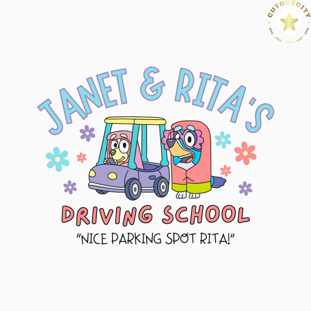 Janet & Ritas Driving School Bluey Bingo The Grannies PN | Inspire Uplift