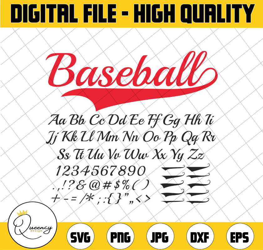 Baseball Font svg, SVG Fonts, Baseball SVG font, Sport Alpha | Inspire ...