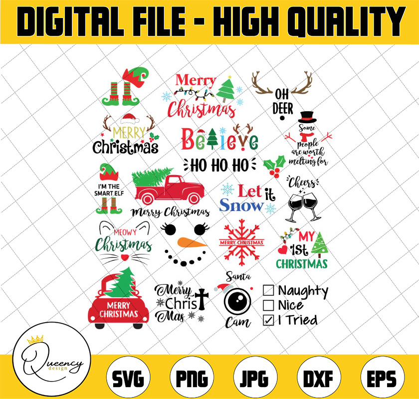 Christmas svg Bundle,Christmas svg for Cricut kids,Christmas | Inspire ...