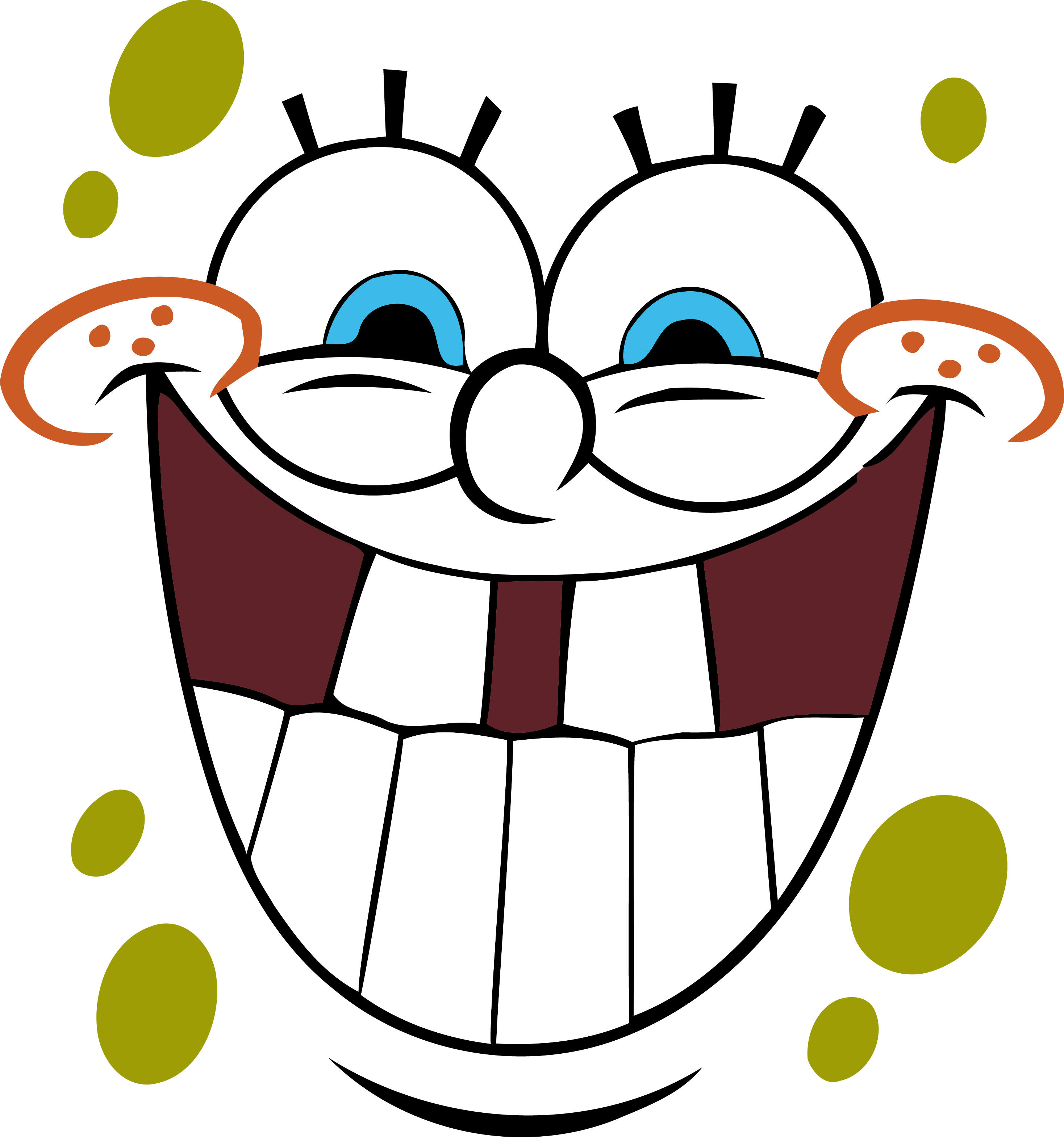 Spongebob Face Svg, Spongebob Unique Designs, Sandy Cheeks, - Inspire ...