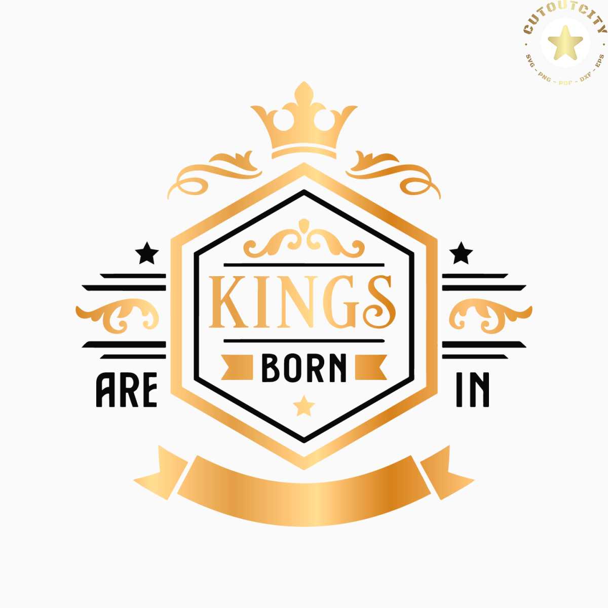Kings are born in July Svg, July Birthday Svg, July King Png | Inspire ...