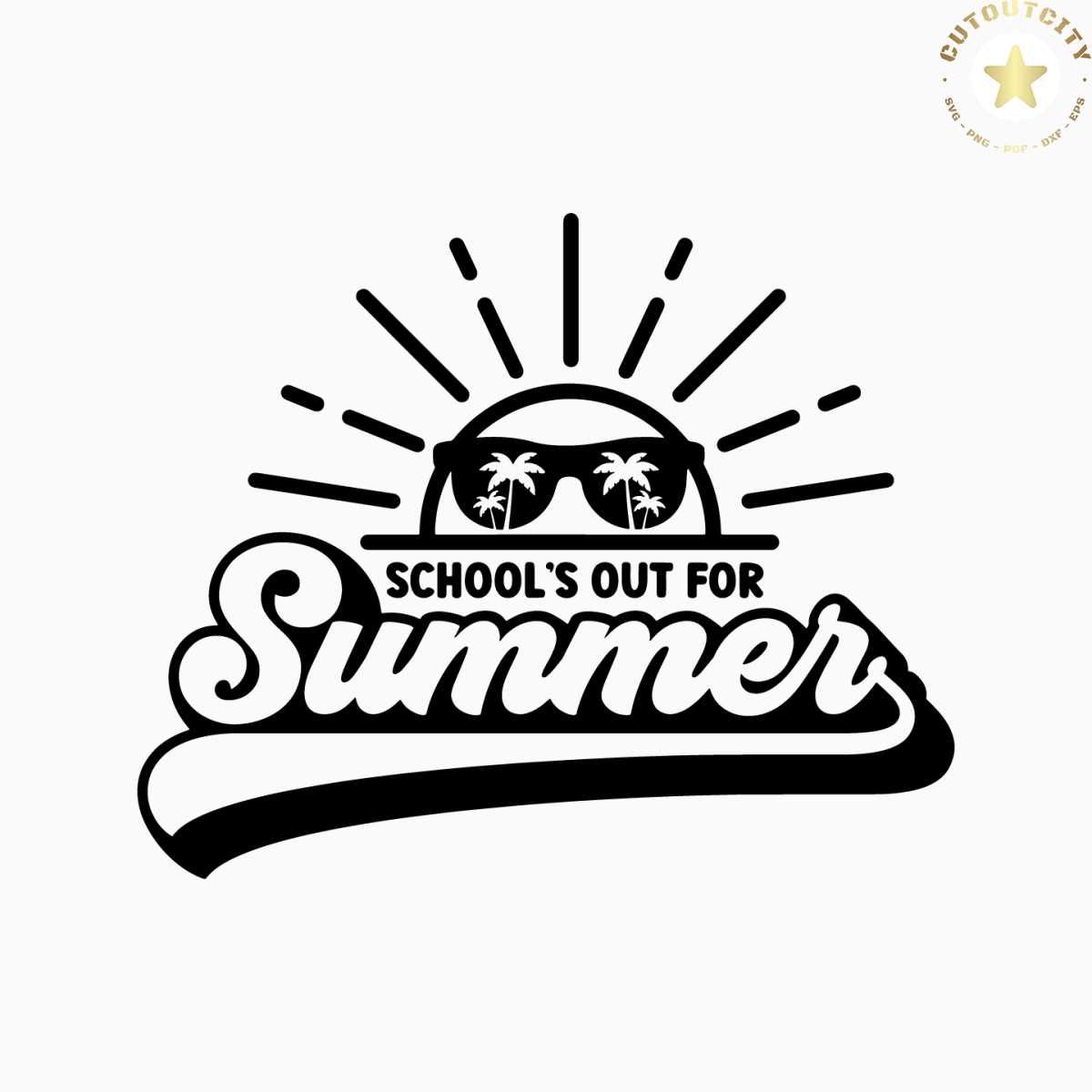 Schools Out For Summer SVG PNG, Last Day Of School Svg | Inspire Uplift