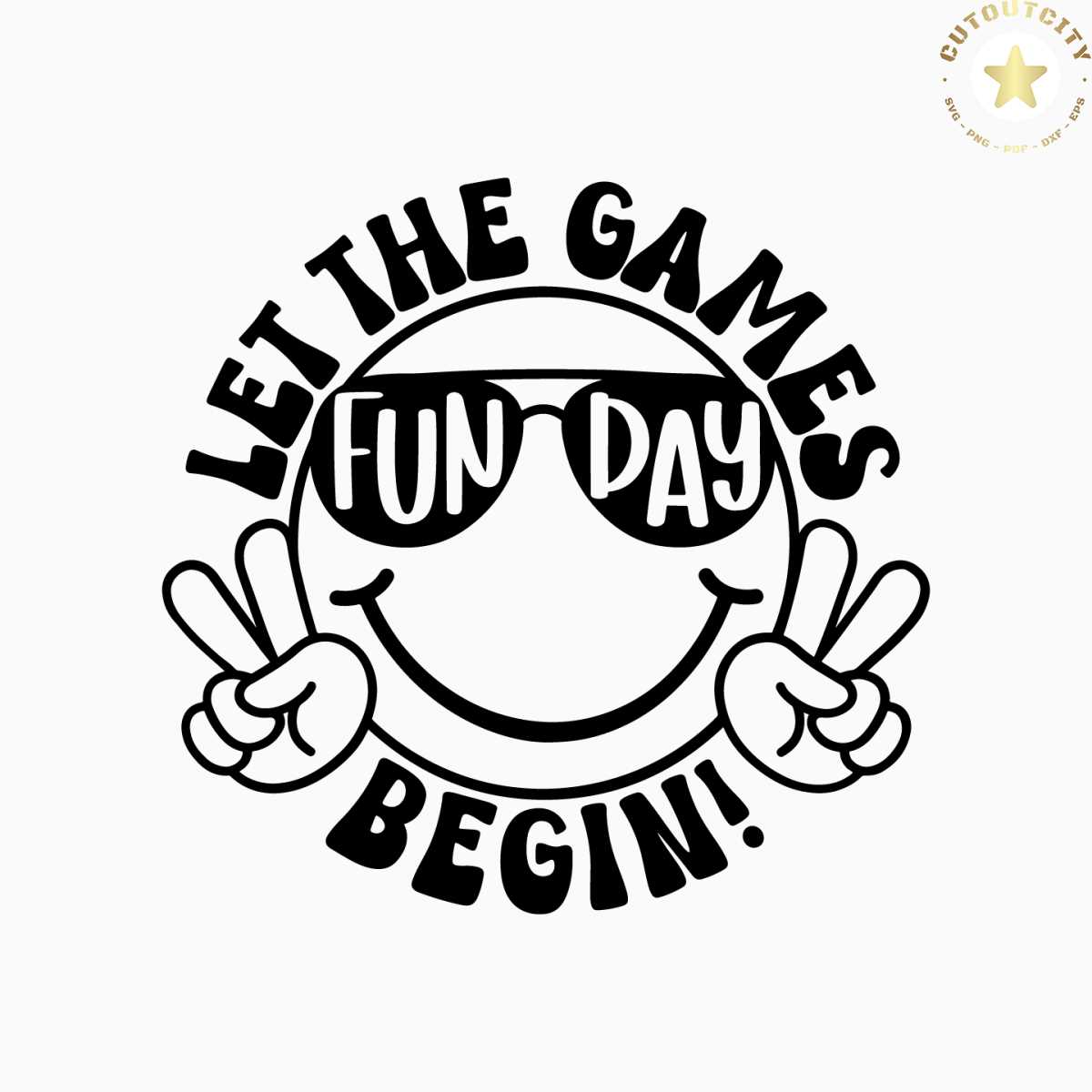 Let the Games Begin Field Day Fun Day svg, field day svg | Inspire Uplift