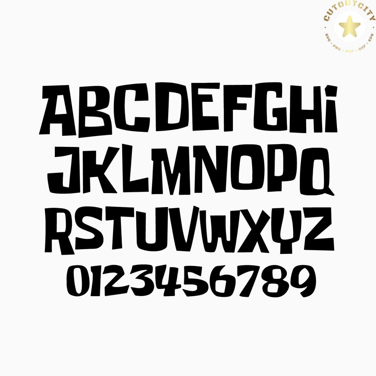 Spongebob font svg | Inspire Uplift