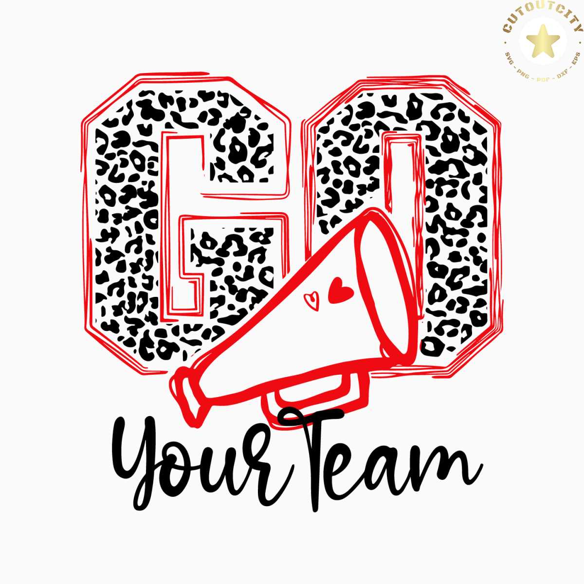 Go Megaphone SVG, Custom Cheerleader, Personalized SVG, Your | Inspire ...