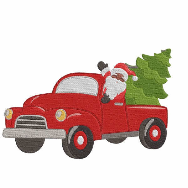 Santa Claus in Truck - Digital Christmas Greetings with Sant | Inspire ...