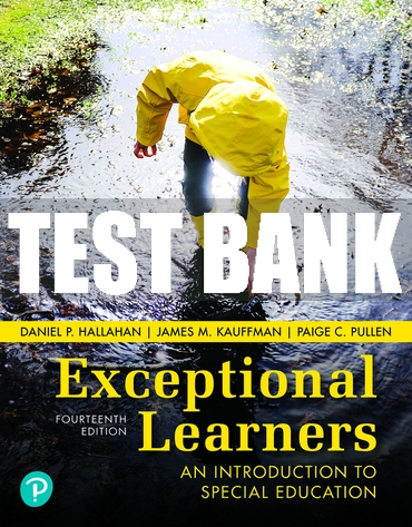 Test Bank For Exceptional Learners: An Introduction to Speci | Inspire ...