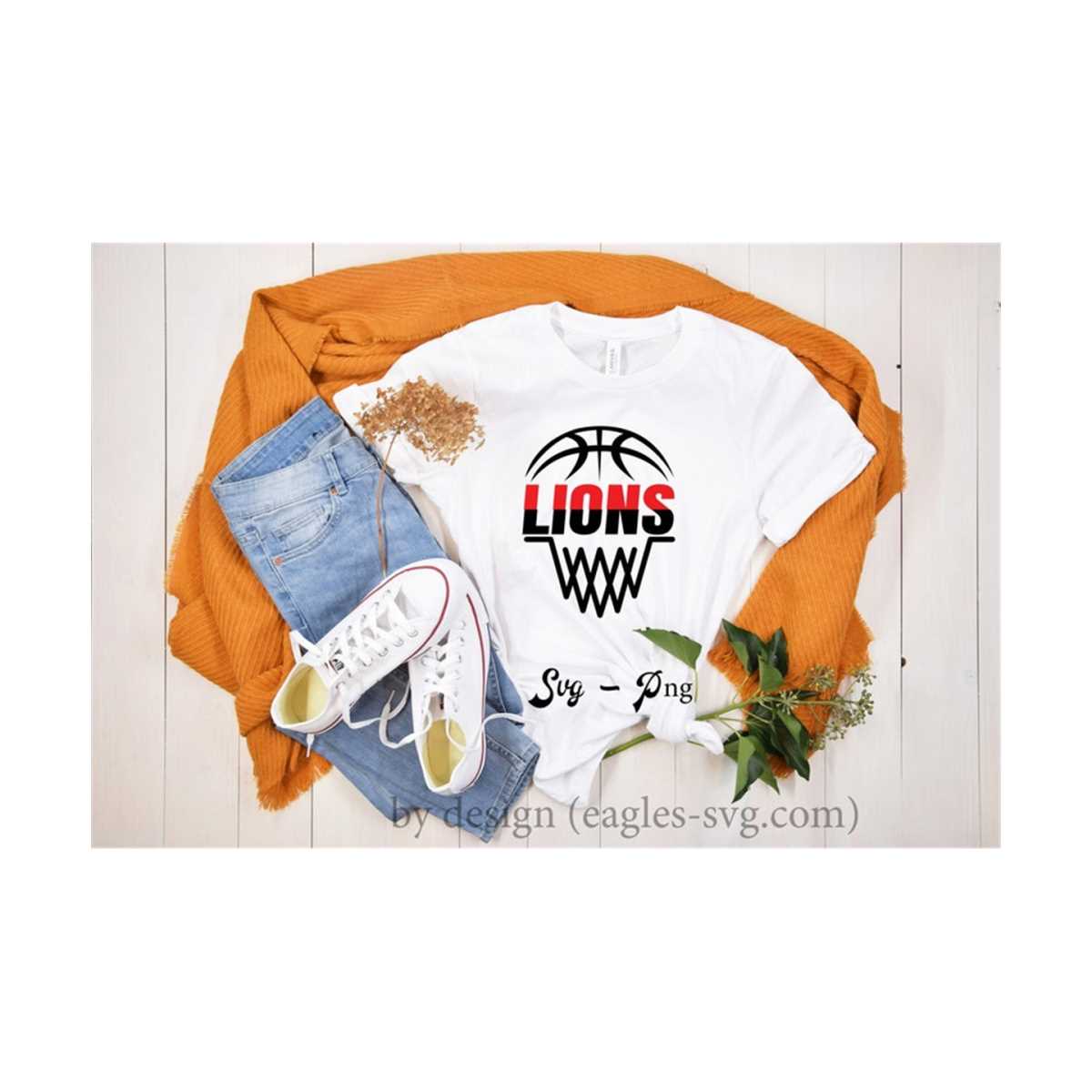 Lions Basketball Svg, Basketball Team Shirt Svg, Sports, Log | Inspire ...