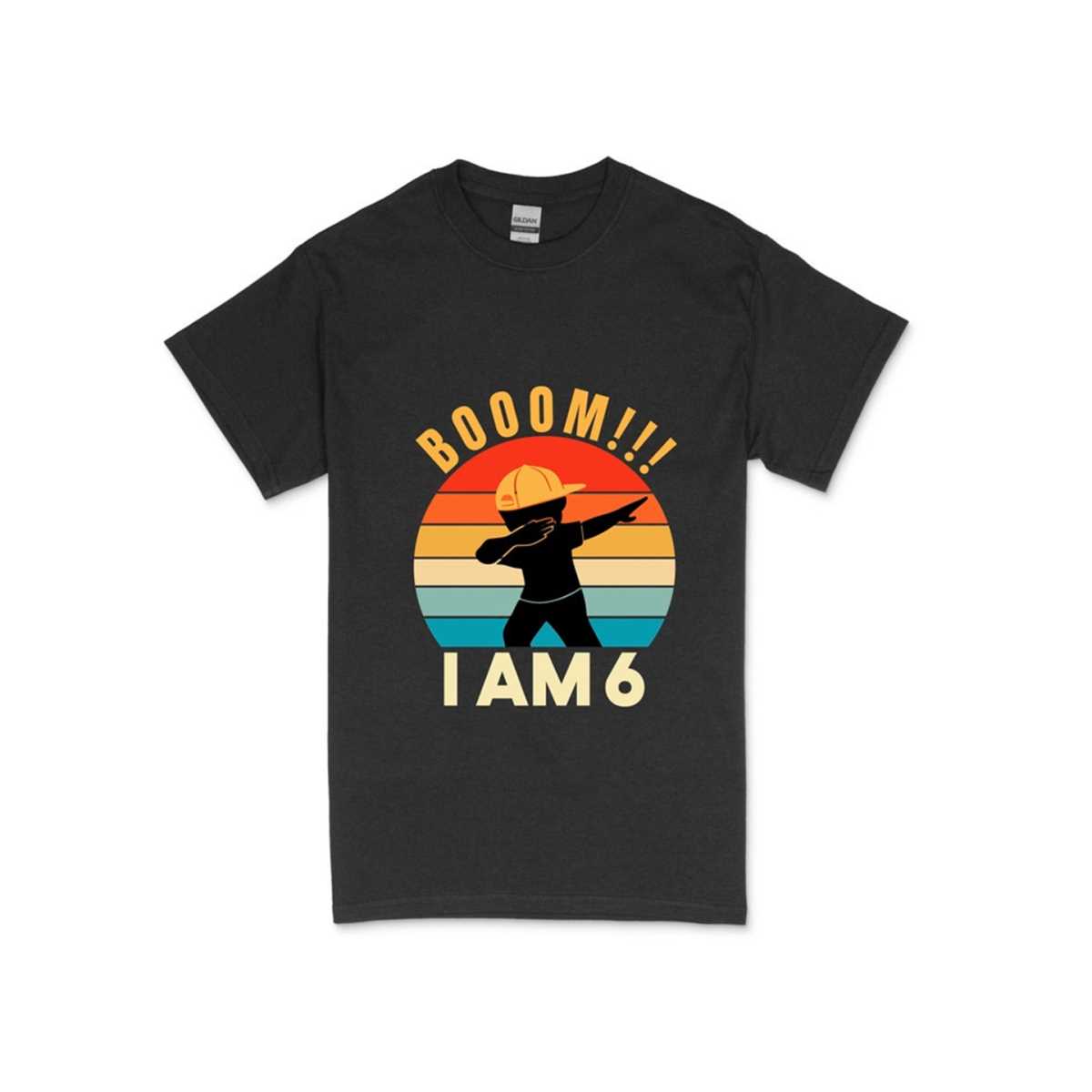 Kids Dabbing Birthday 6 Years Old Retro SVG, Booom I Am 6 Sv | Inspire ...