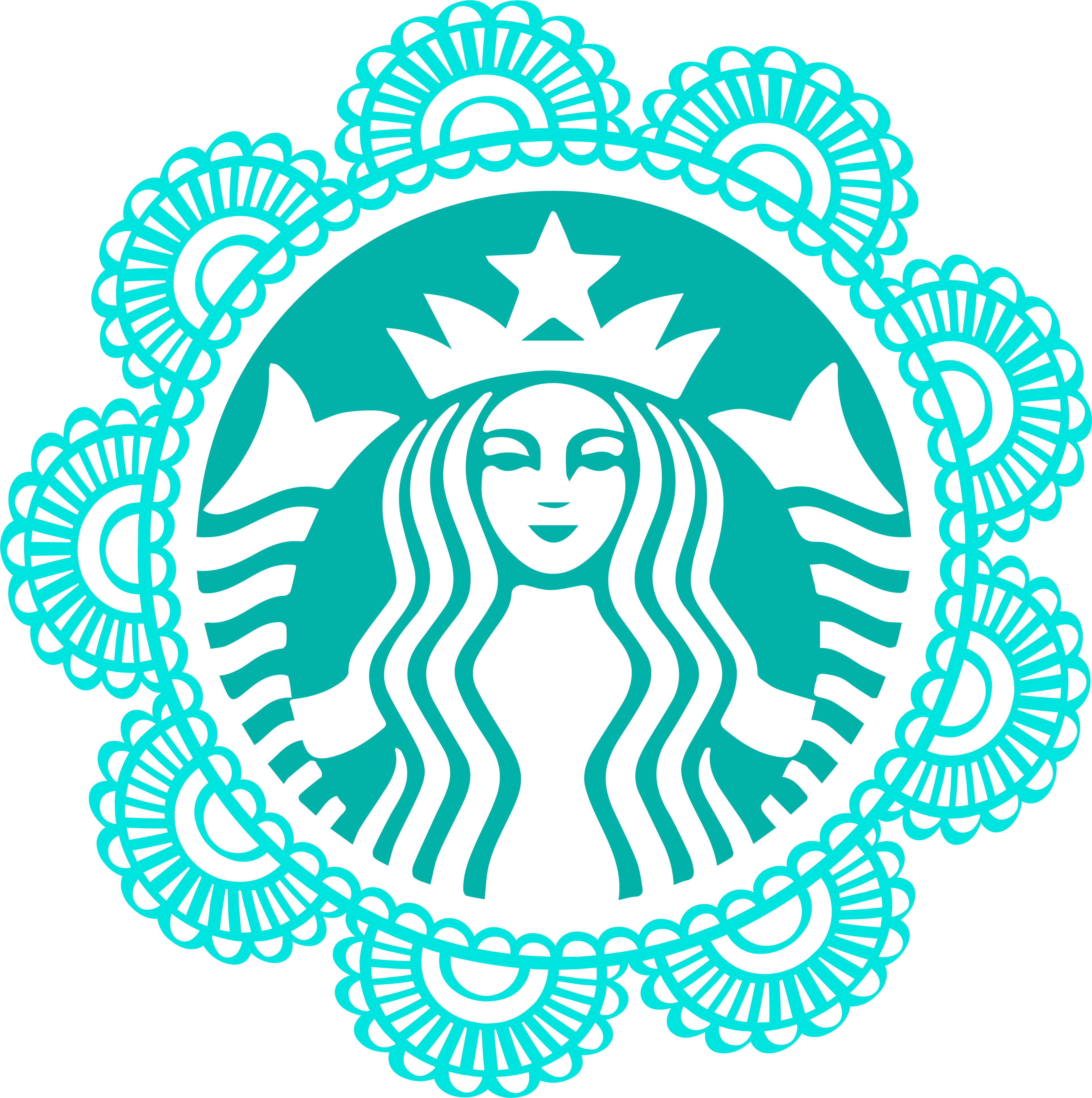 Starbucks Sunflower Svg, Starbucks Svg, Starbucks Logo Svg, - Inspire ...