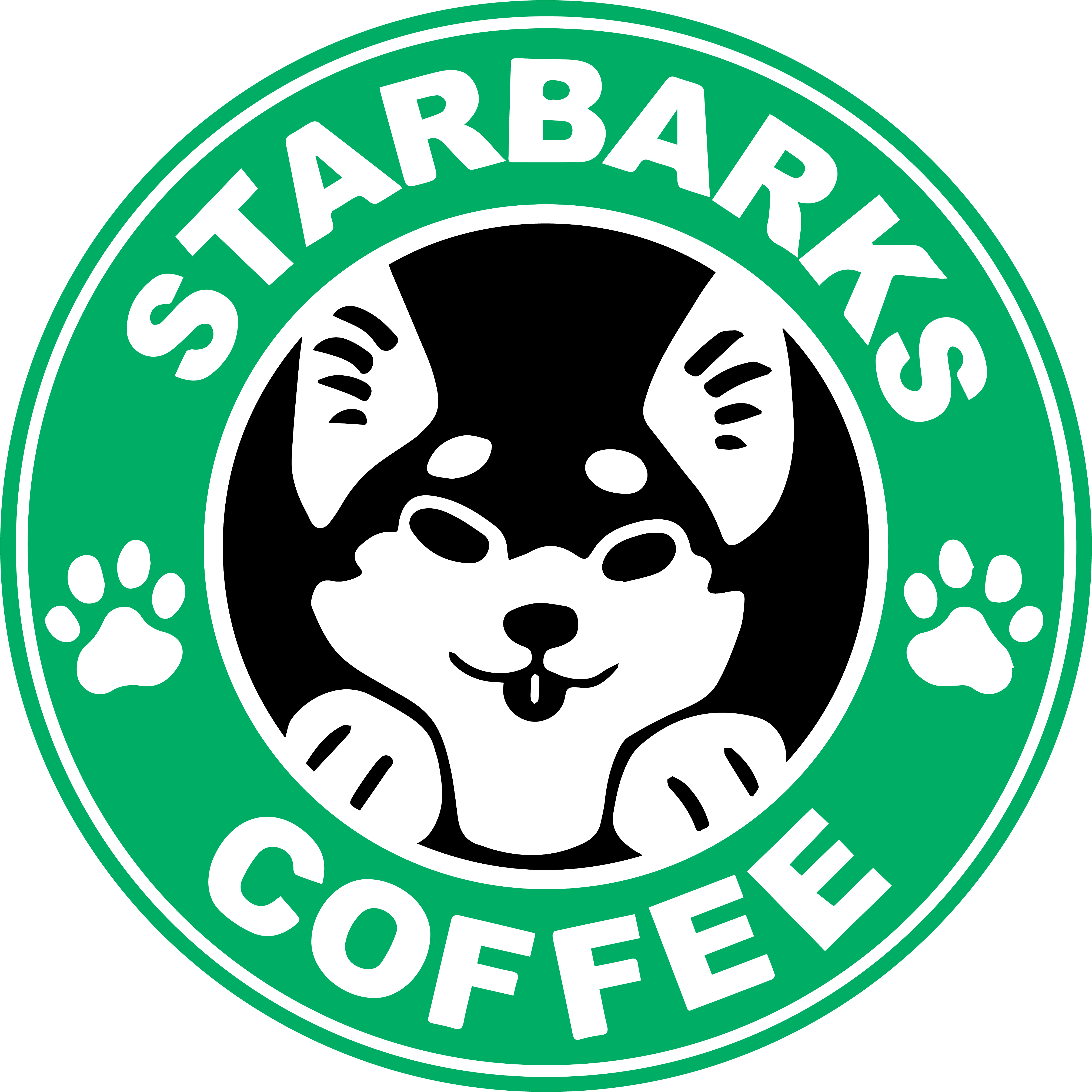 Starbarks Coffee Svg, Starbucks Svg, Starbucks Logo Svg, Sta | Inspire ...