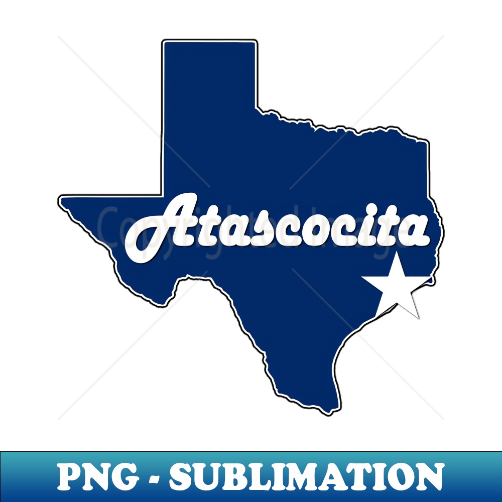 City of Atascocita Texas Lone Star State Map Navy Blue - Dig | Inspire ...