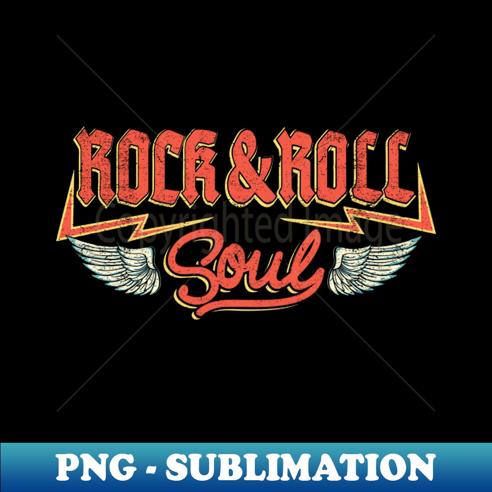 Rock And Roll Soul Vintage Rock Design For Music Lovers - PN | Inspire ...
