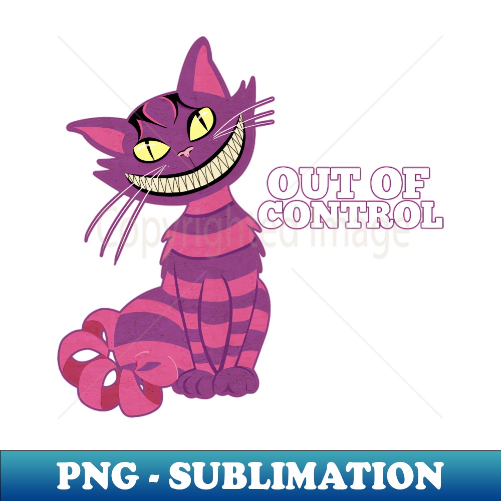 Out Of Control Crazy Cat Purple Cat - Aesthetic Sublimation | Inspire ...