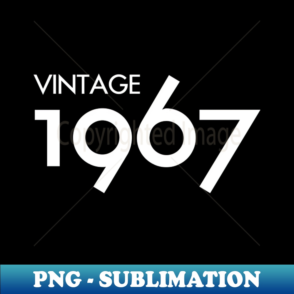 Vintage 1967 Gift 53rd Birthday Party - Trendy Sublimation D | Inspire ...