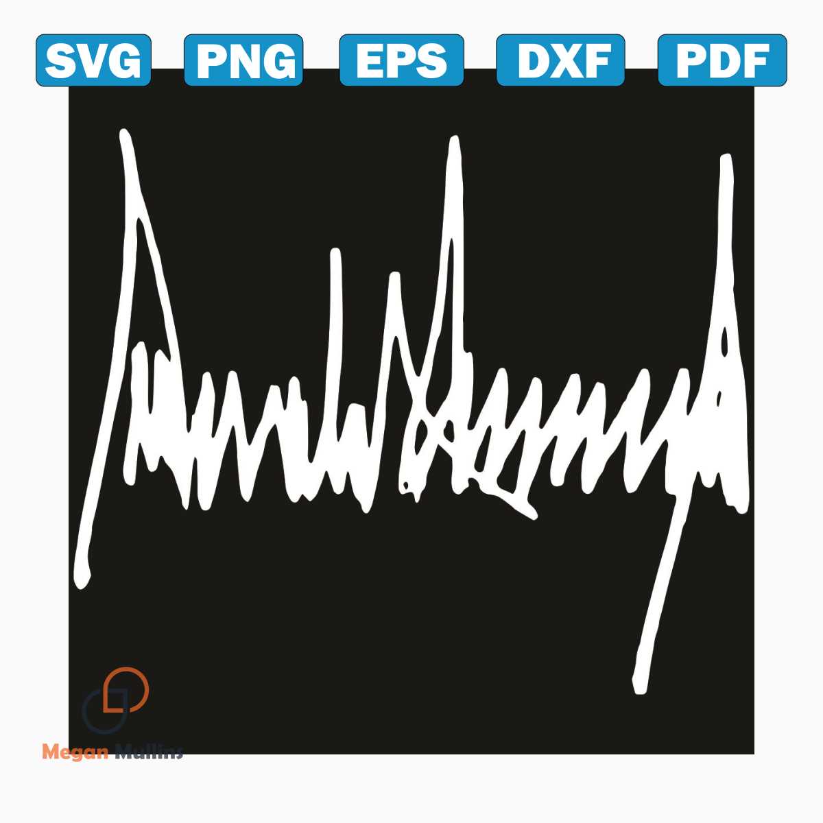 Trump Signature Svg | Inspire Uplift
