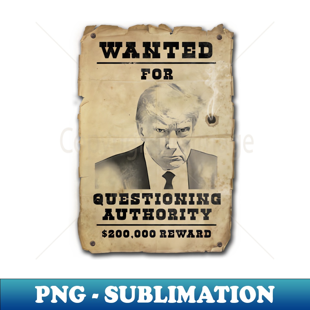 Donald Trump Mugshot Wanted Poster - PNG Transparent Sublima | Inspire ...