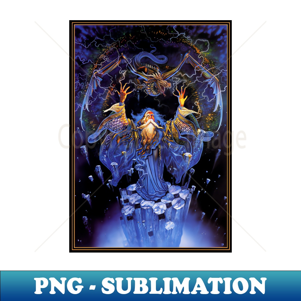 Wizard Casting a Spell - Artistic Sublimation Digital File - | Inspire ...