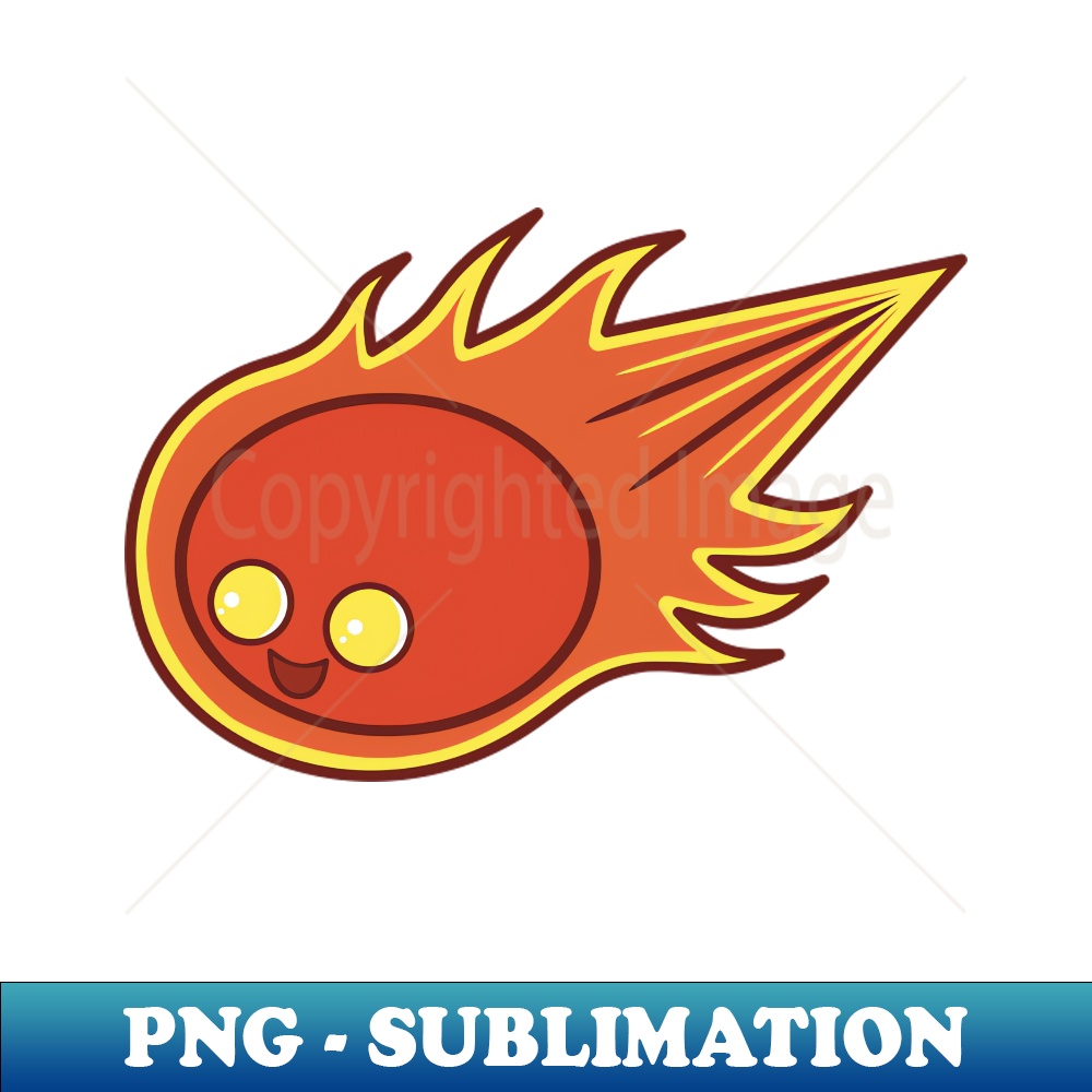 Happy Comet 1 - Red Comet - PNG Transparent Digital Download - Inspire ...