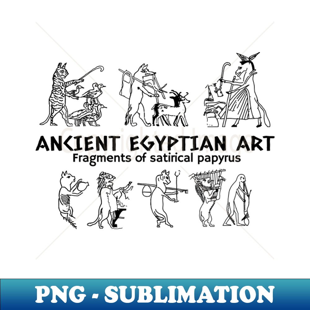 Ancient Egyptian Art Fragments of Satirical Papyrus - Stylis | Inspire ...