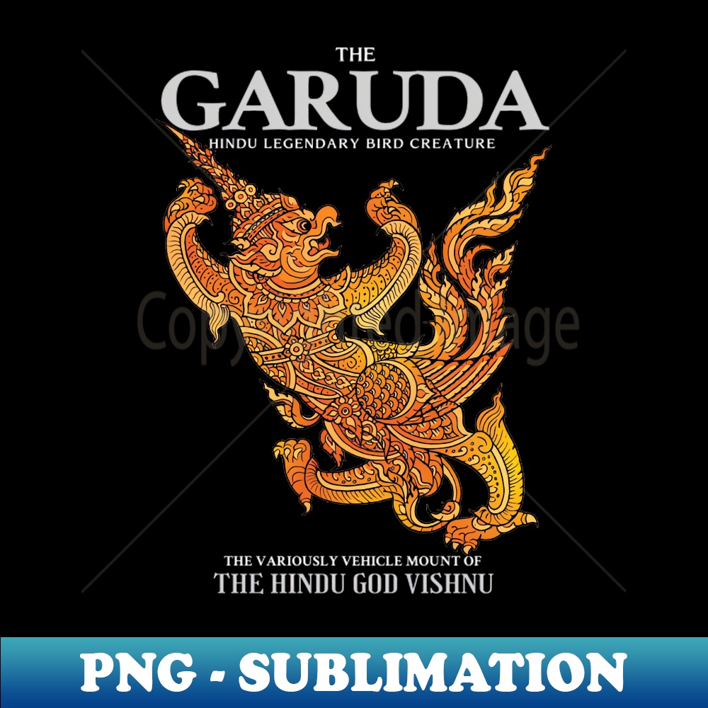 The Garuda Mural Painting - PNG Sublimation Digital Download | Inspire ...