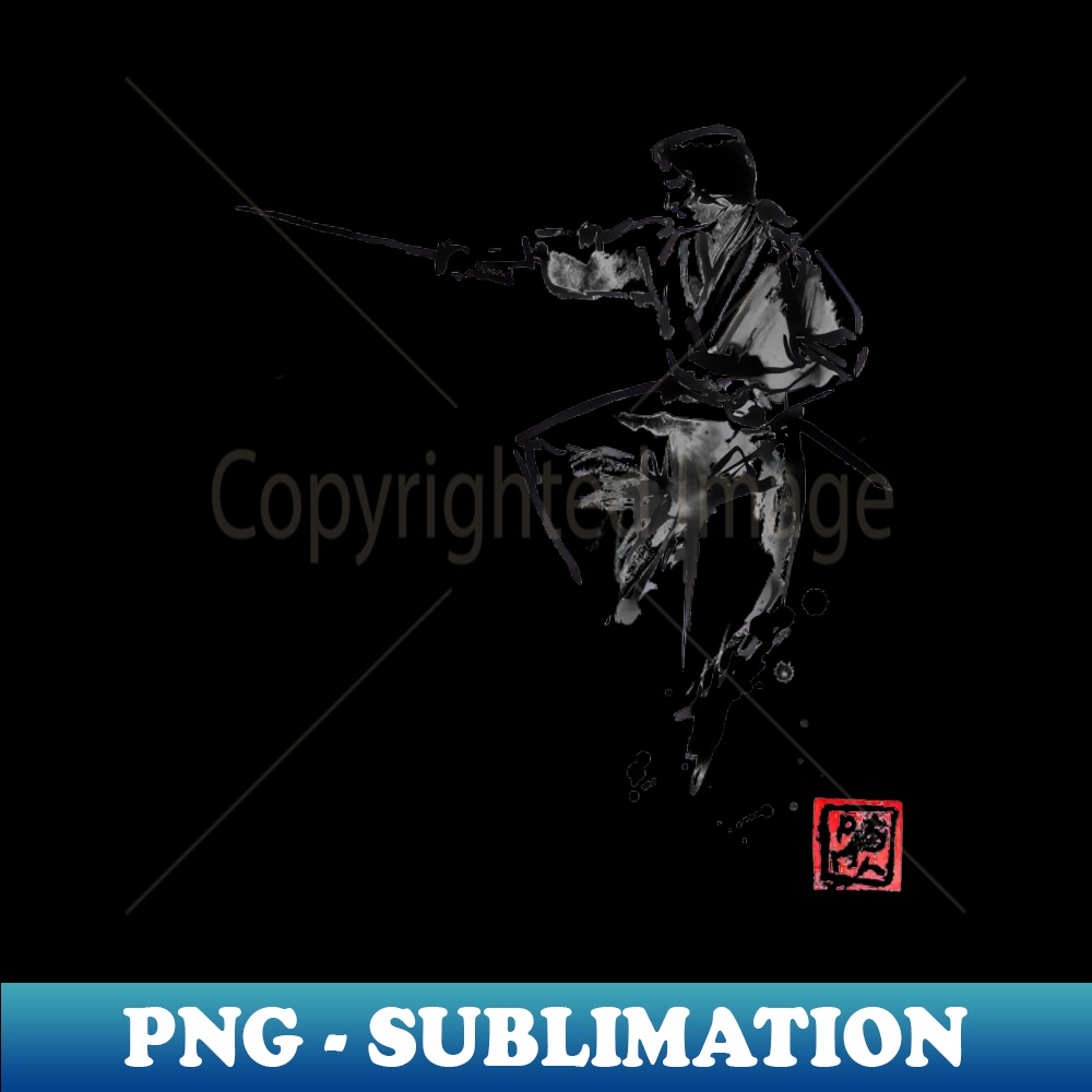 samurai jumping - Signature Sublimation PNG File - Instantly | Inspire ...