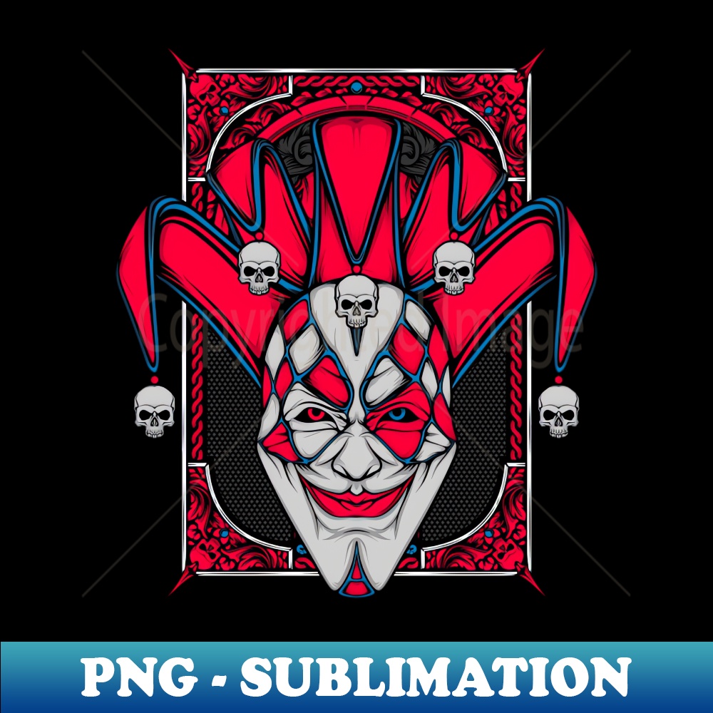 Scary jocker mask - Exclusive Sublimation Digital File - Per | Inspire ...