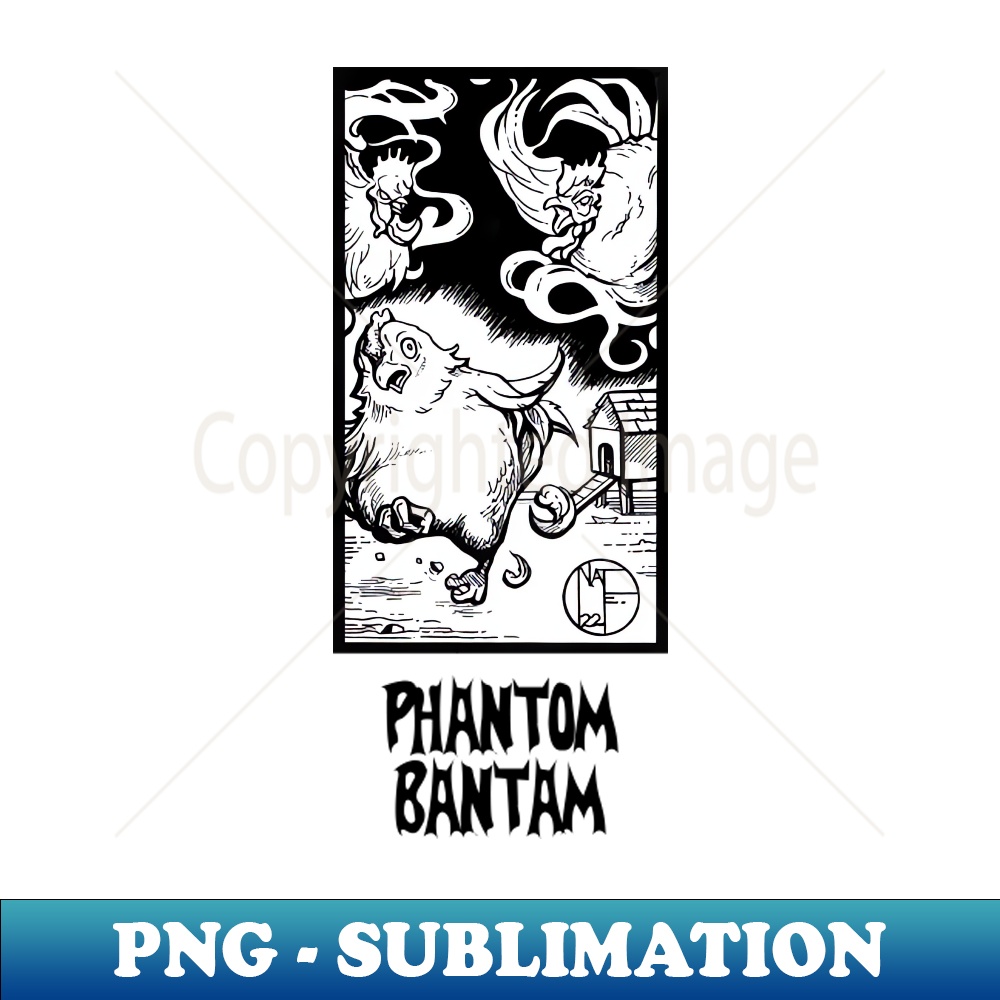 Ghost Chickens - Phantom Bantam Quote - Black Outline Versio | Inspire ...