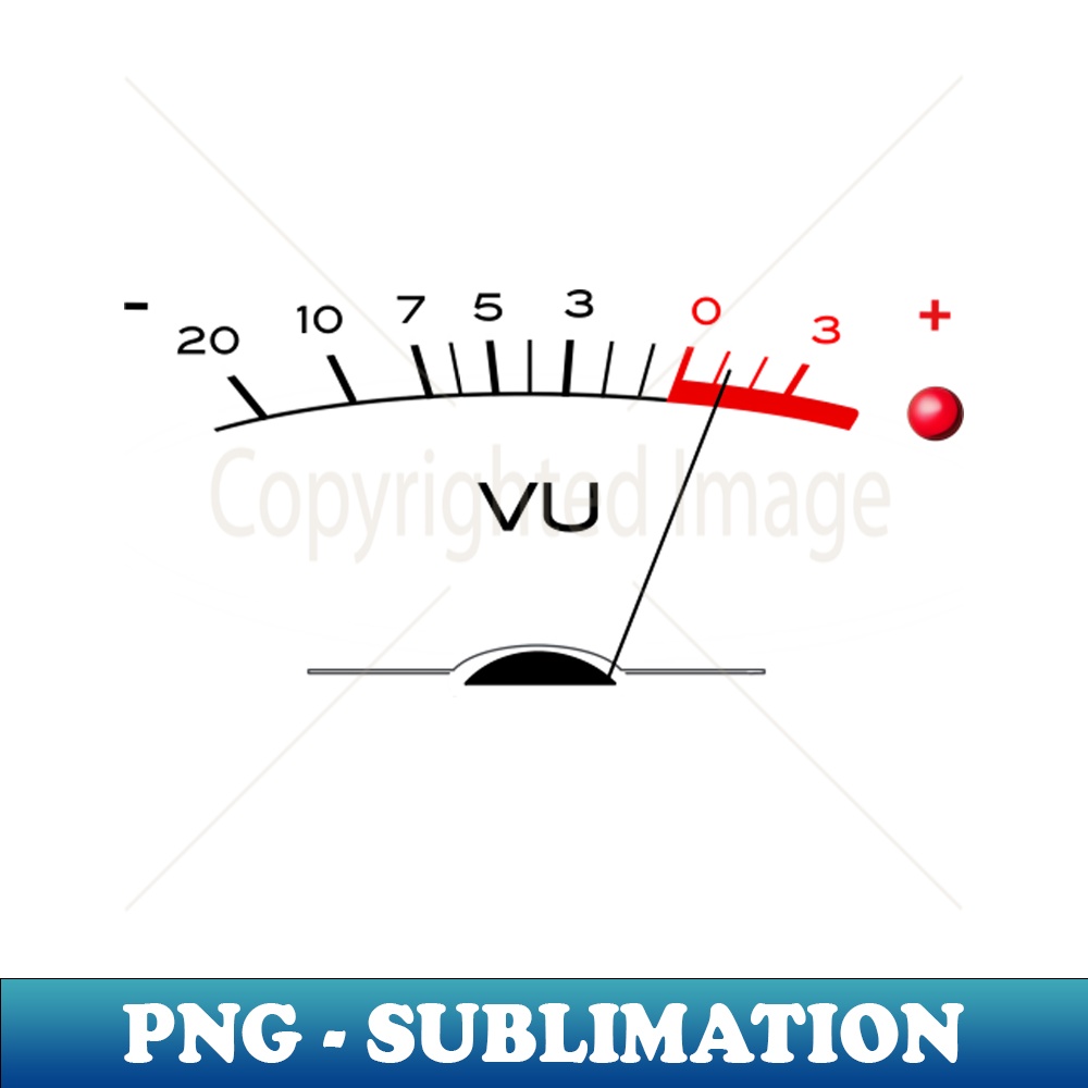 VU Meter transparent - Premium Sublimation Digital Download | Inspire ...