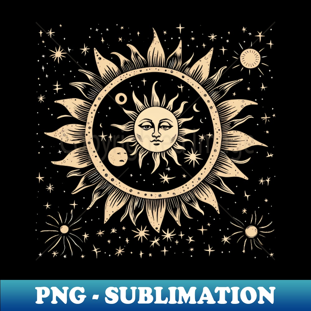 sun and moon - Unique Sublimation PNG Download - Defying the | Inspire ...