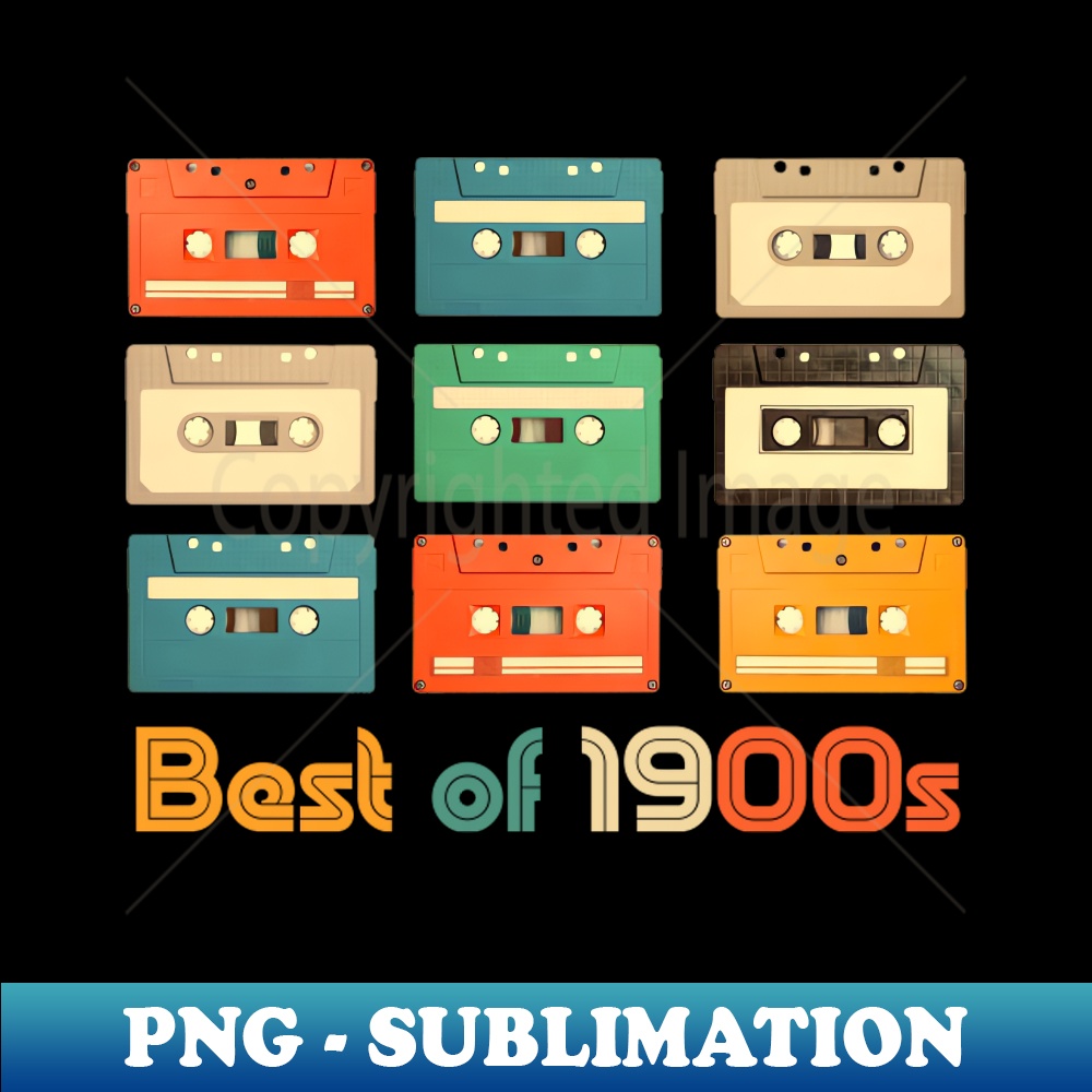 Retro Cassette Tape Best Of 1900s - Premium Sublimation Digi | Inspire ...