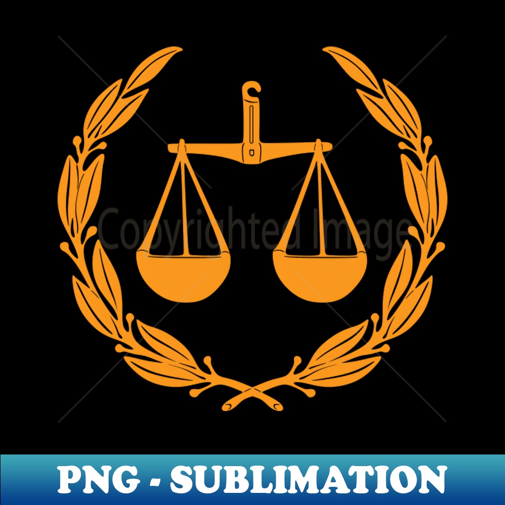 Retro scales of justice with olive leaves - PNG Transparent | Inspire ...